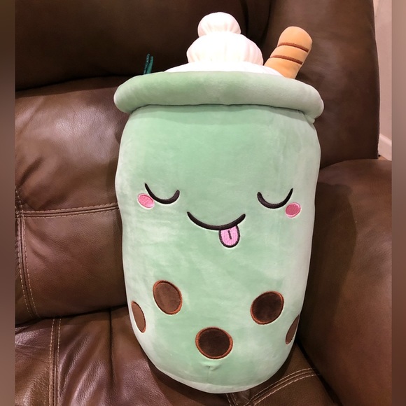 Bedding | New Mint Boba Squish Pillow | Poshmark